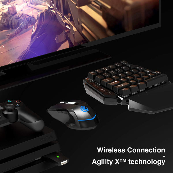 Gamesir VX Aimswitch One Handed Mini Gaming Keyboard and Mouse Combo ...